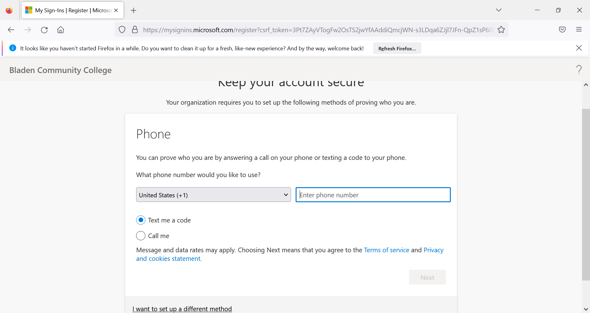 MFA Directions - BCC